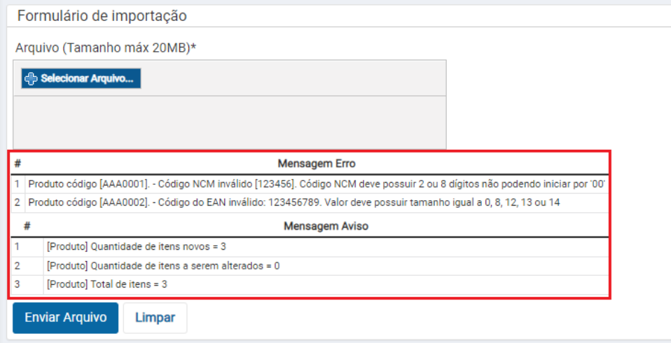 Como realizar a importação de dados